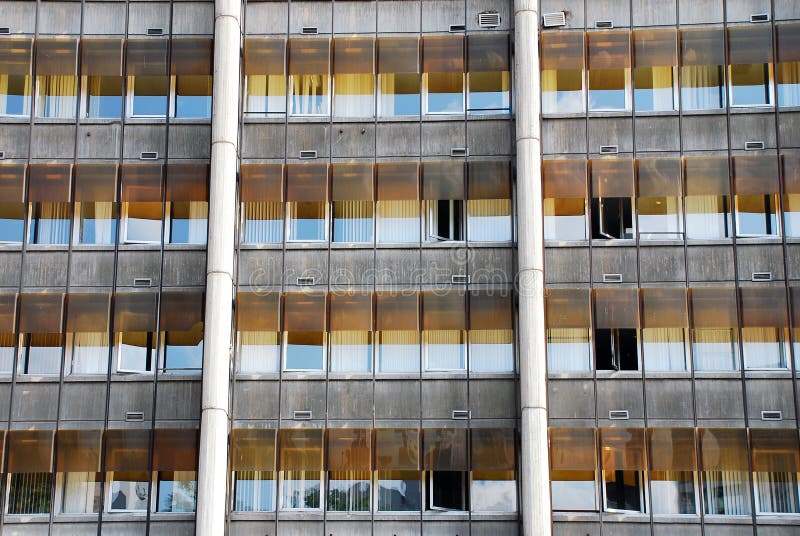 Office building windows stock image. Image of structure - 27118915