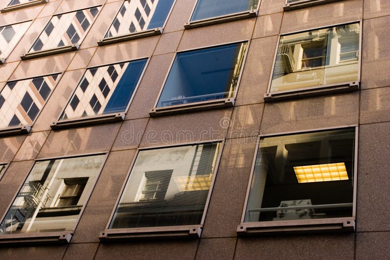 Office building windows stock image. Image of industry - 691147