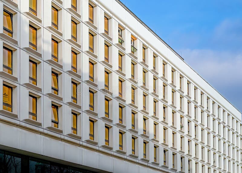 Office Building Windows Background. Rectangular Windows Texture on a ...