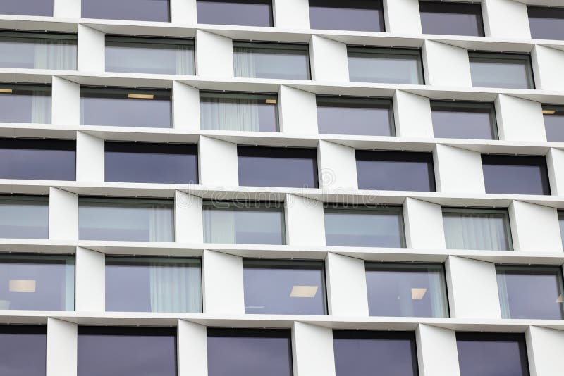 Office building windows stock photo. Image of wall, boxes - 255651690