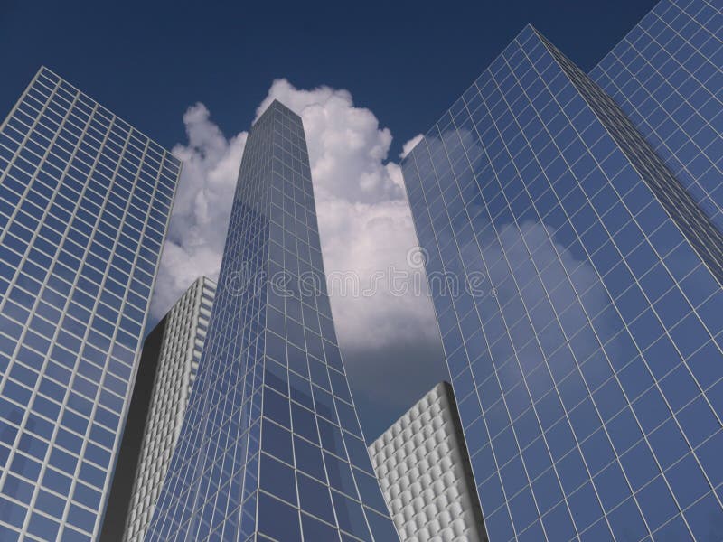 3d Blue Buildings Stock Illustrations – 6,132 3d Blue Buildings Stock ...