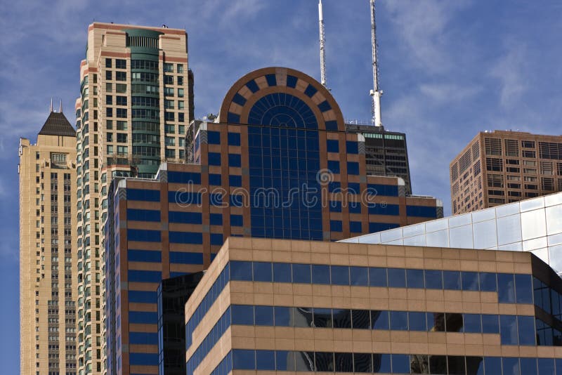 Office Buildings in Chicago Stock Image - Image of mile, illinois: 5900435