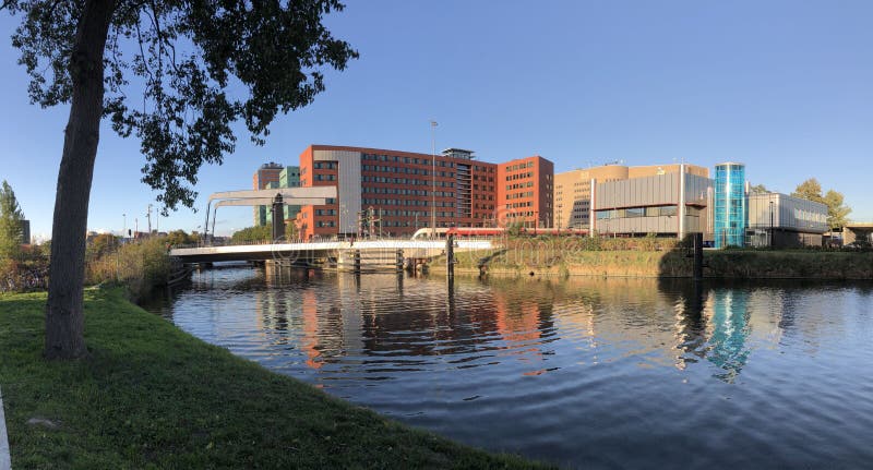 Office Buildings in Groningen Editorial Stock Image - Image of fall ...