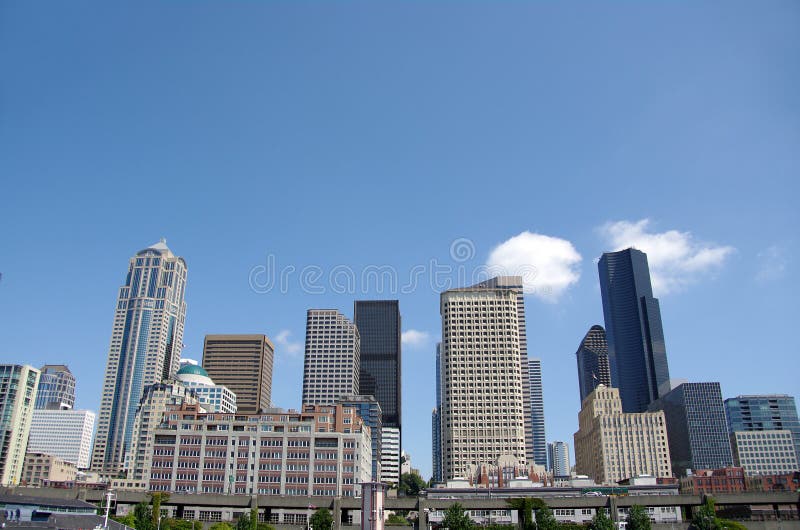 Office Buildings - Seattle stock image. Image of district - 11161469