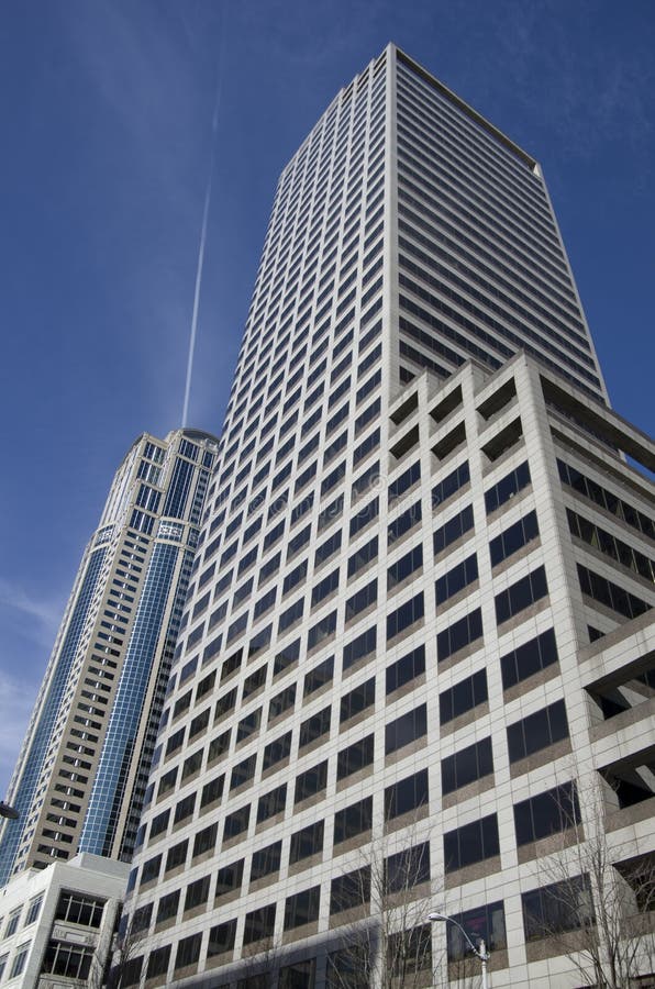 Office buildings seattle stock image. Image of condominium - 51734831