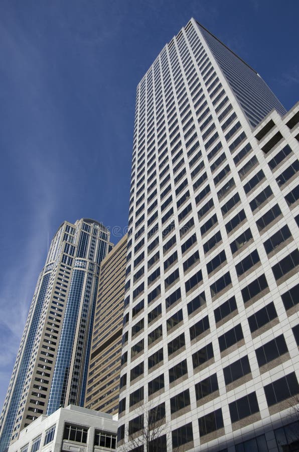 Office buildings seattle stock image. Image of building - 51734883