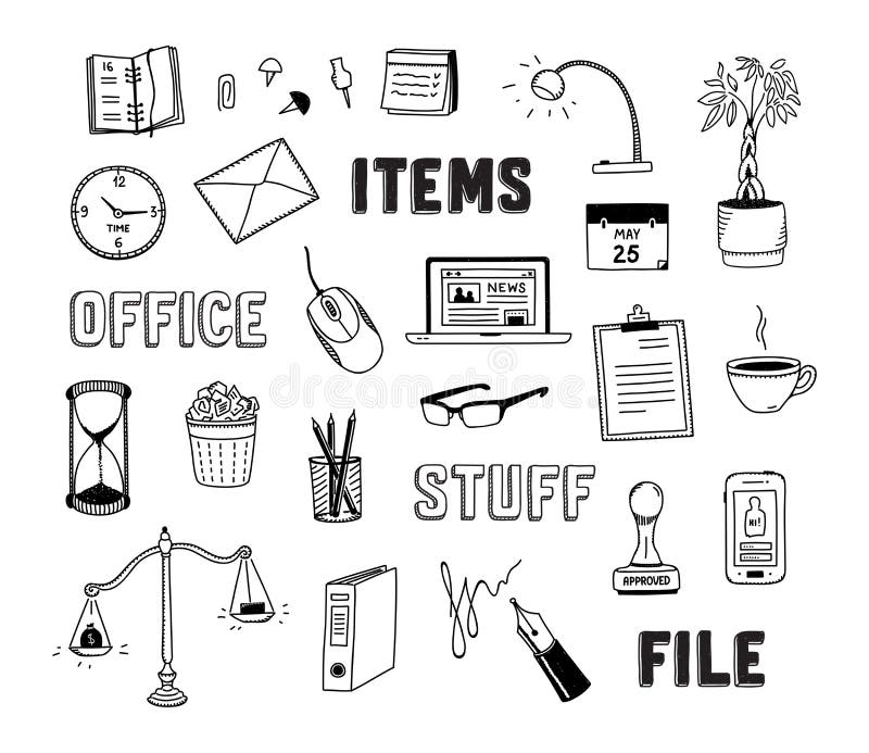 Office Doodles Stock Illustrations – 15,974 Office Doodles Stock ...