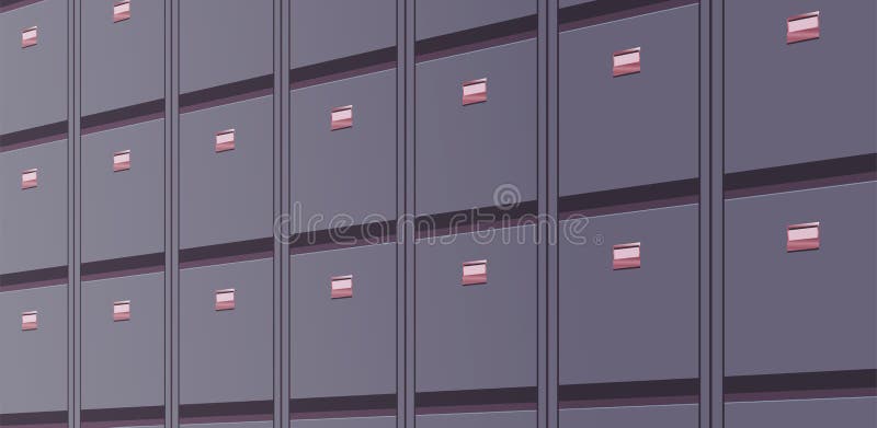 Office Cabinet and Document Data Archive Storage Folders for Files ...