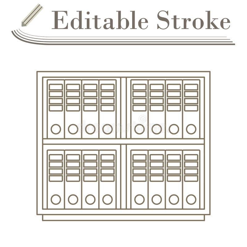 Drawing File Cabinet Stock Illustrations – 340 Drawing File Cabinet ...