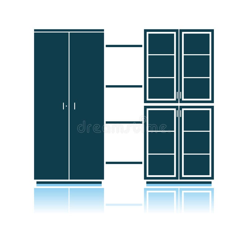 Office Cabinet Icon stock vector. Illustration of icon - 151270361