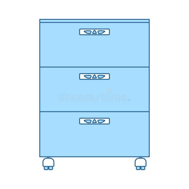 Drawing File Cabinet Stock Illustrations – 340 Drawing File Cabinet ...