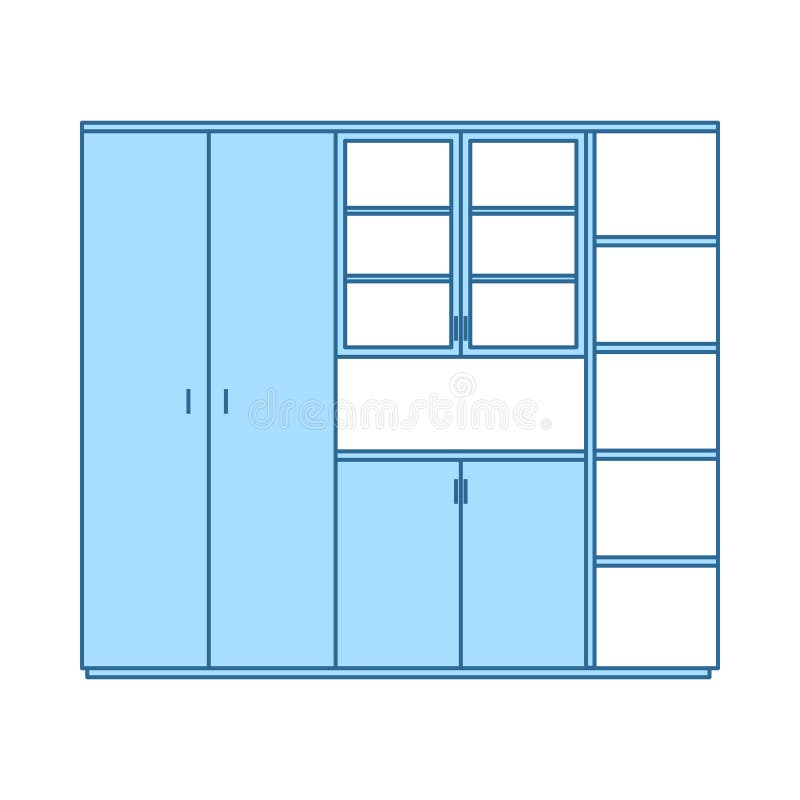 Drawing File Cabinet Stock Illustrations – 340 Drawing File Cabinet ...