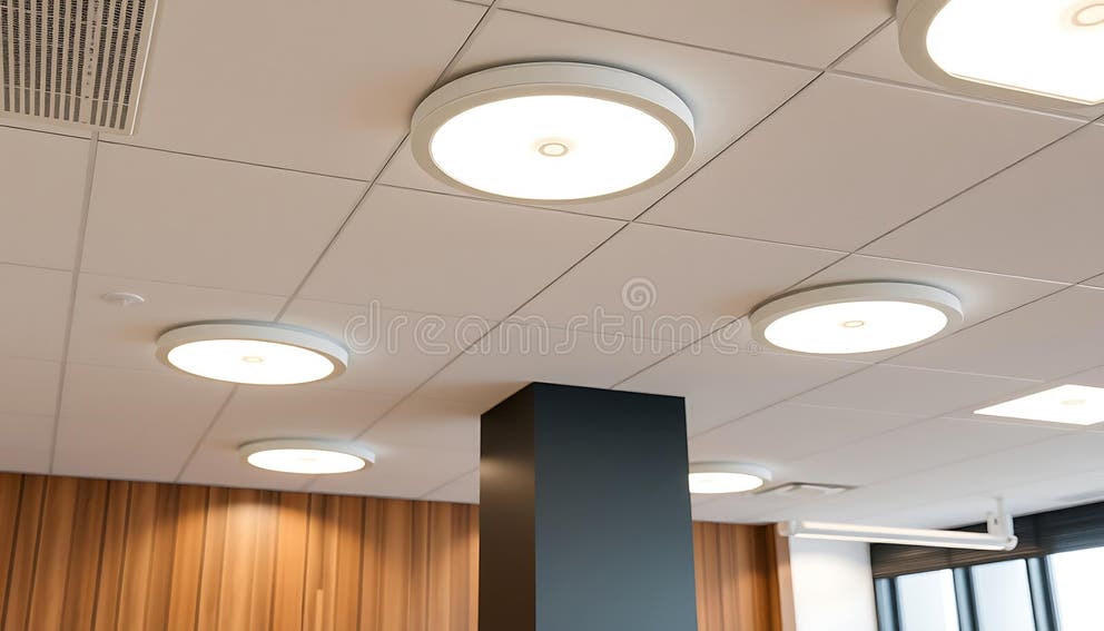 Office Ceiling Lights, Modern Office, Interior Lighting, Workspace ...