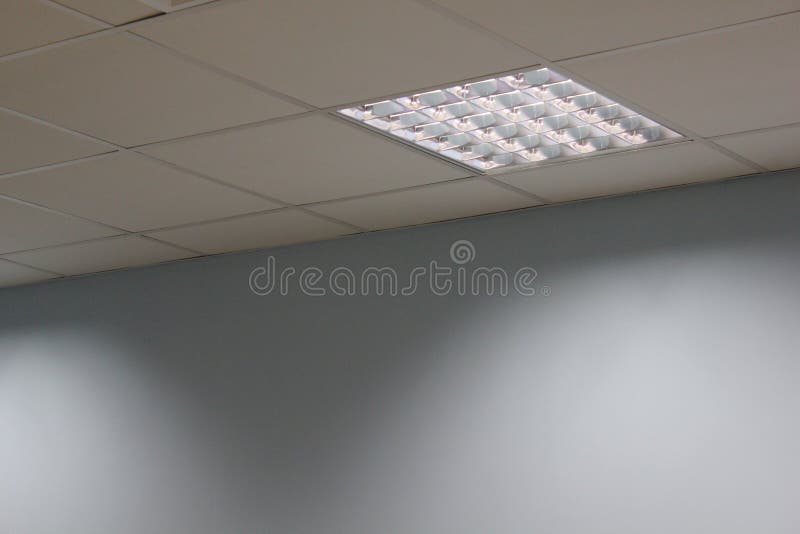 Office Ceiling at shadow stock image. Image of interior - 91295703