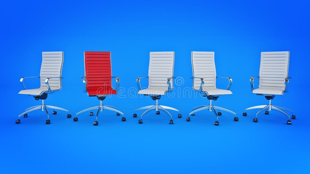 Office chair concept stock illustration. Illustration of leader - 90765873