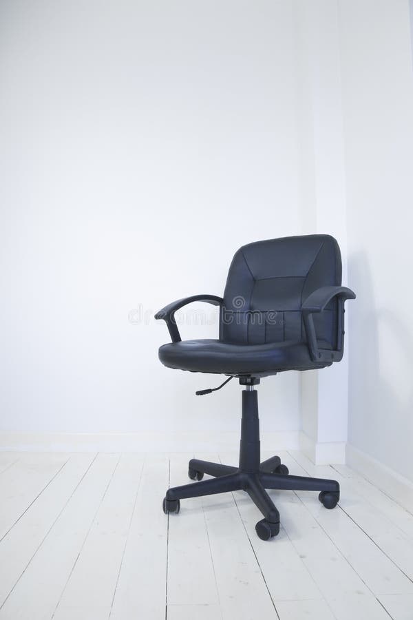Office chair in the corner stock image. Image of business - 61198621