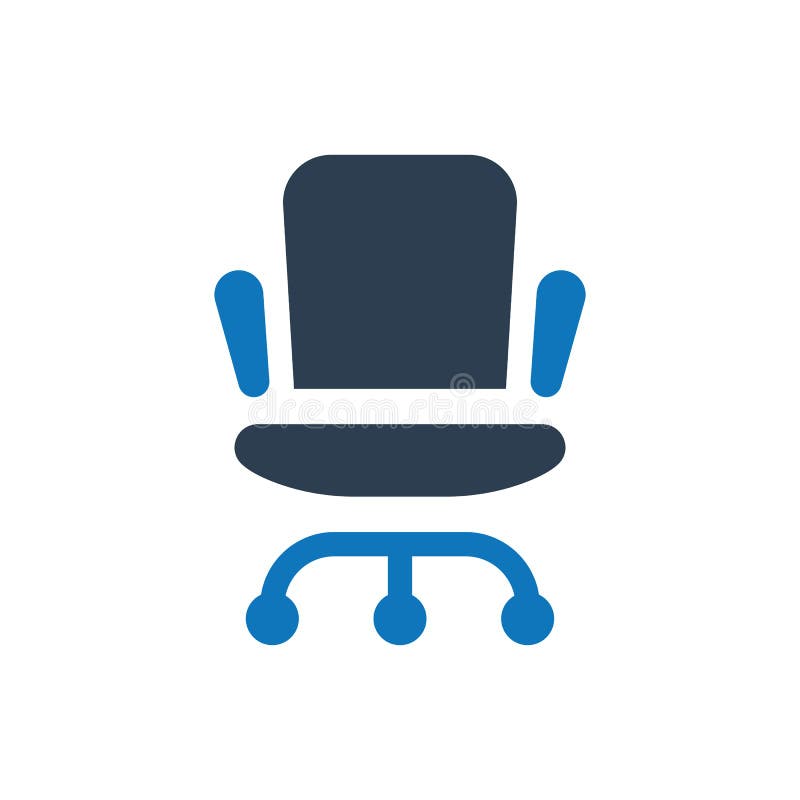 Office chair icon stock vector. Illustration of icon - 128915046