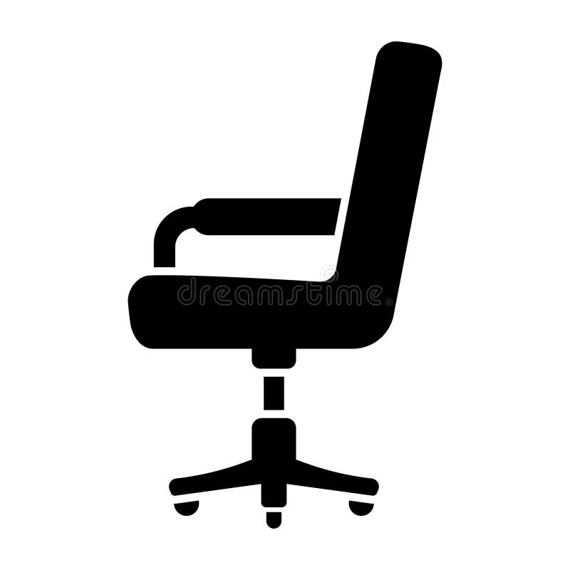 Office Chair Icon Vector on Trendy Design Stock Vector - Illustration ...