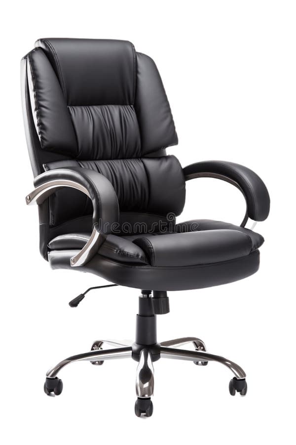 Office Chair Isolated on Transparent Clear White Background Stock ...