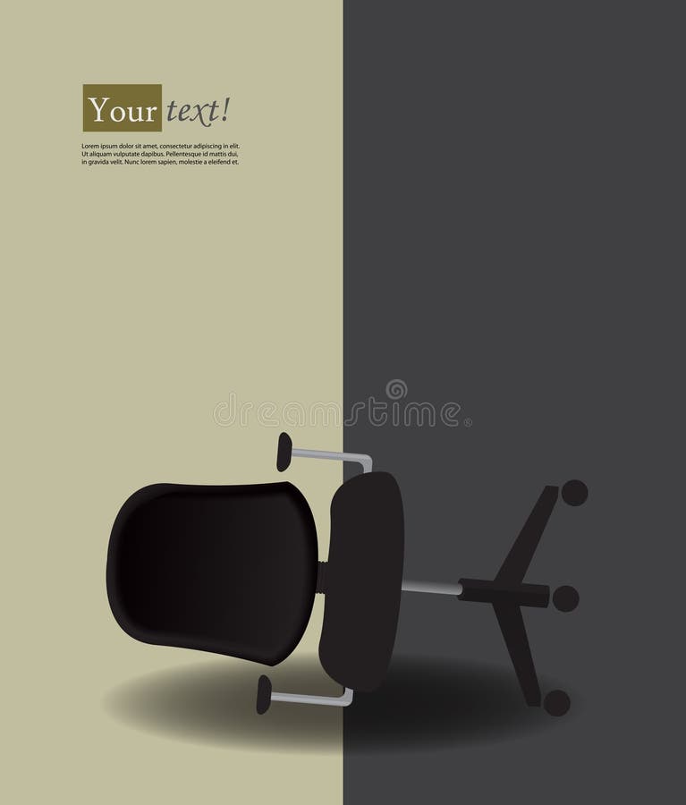 Office Chair Turned Over Stock Illustrations – 11 Office Chair Turned ...