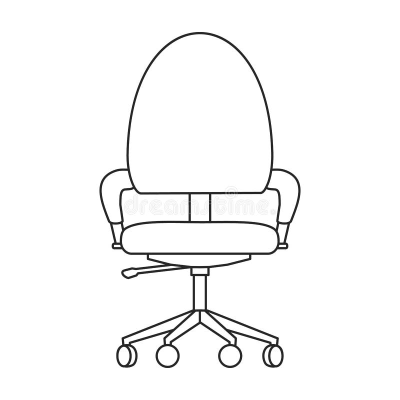 Classic Office Chair Outline Stock Illustrations – 3,930 Classic Office ...