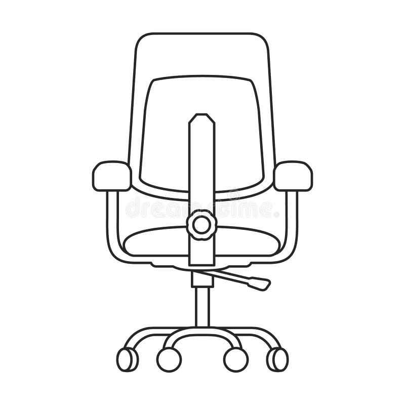 Classic Office Chair Outline Stock Illustrations – 3,930 Classic Office ...