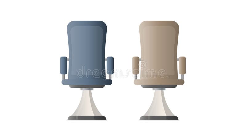 Office Chair. Vector Illustration of an Office Chair for a Boss ...