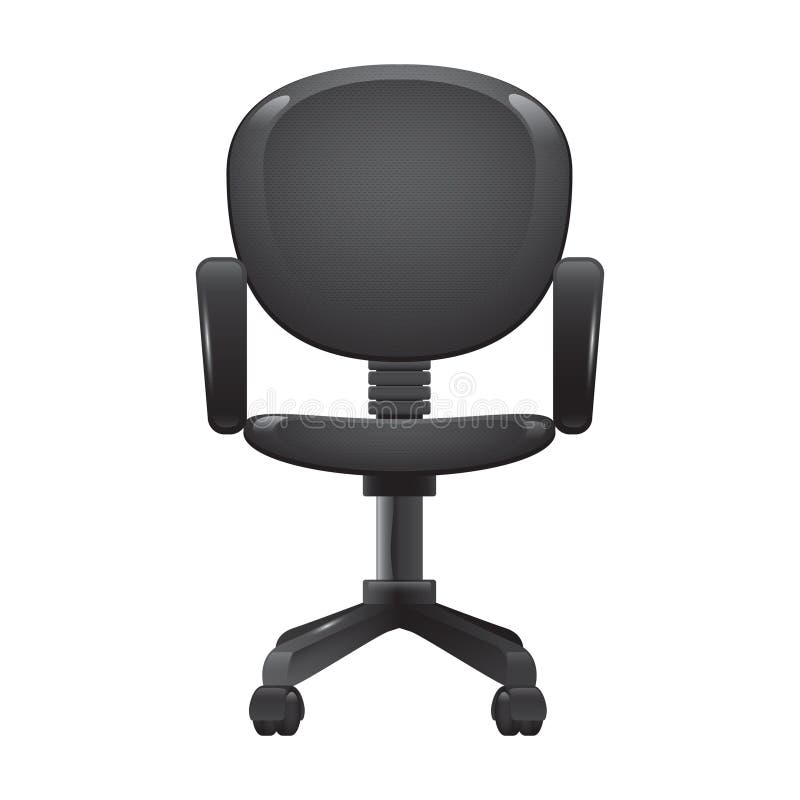 Office Chair. Vector Illustration Decorative Design Stock Vector ...