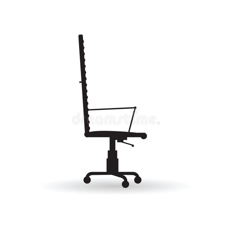Office Chair Vector Illustration Stock Vector - Illustration of graphic ...