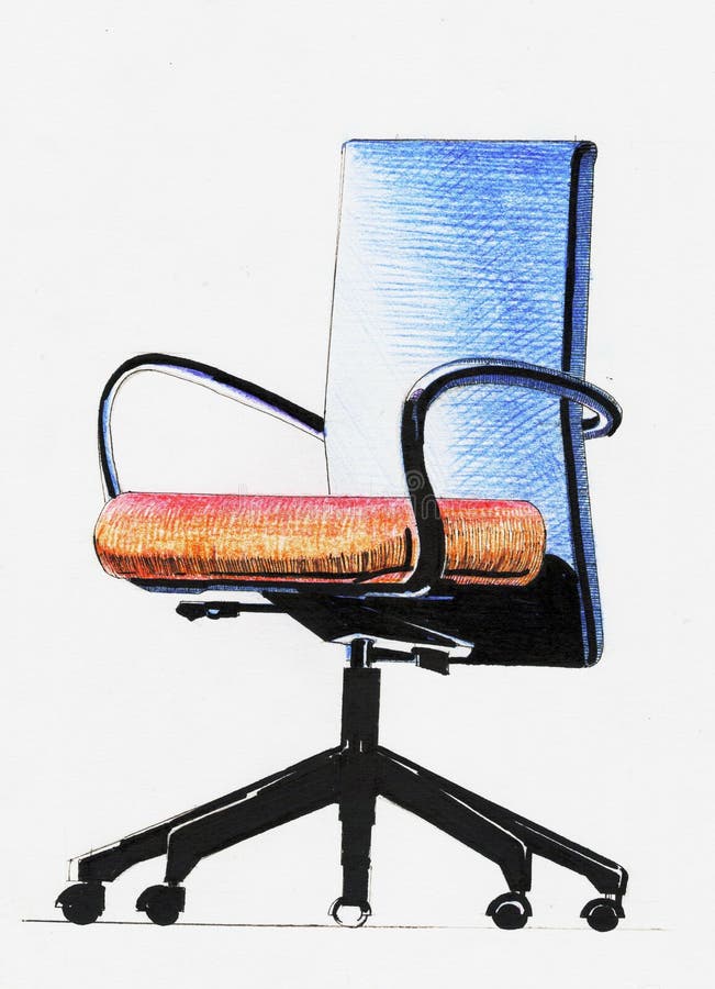 Office chair stock illustration. Illustration of design - 54561673