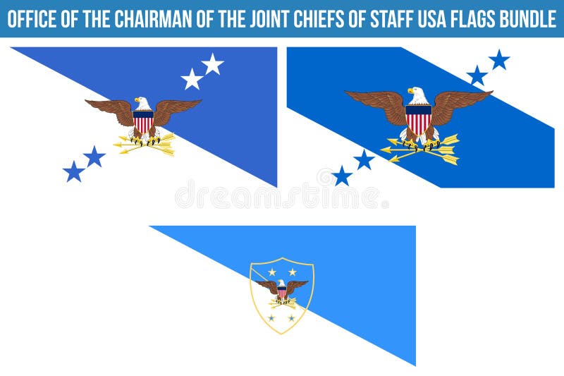 Office of the Chairman of the Joint Chiefs of Staff USA Flags Bundle ...