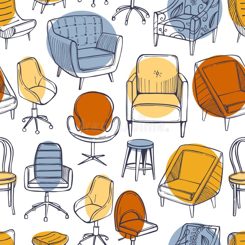 Sketch Office Chairs Stock Illustrations – 445 Sketch Office Chairs ...