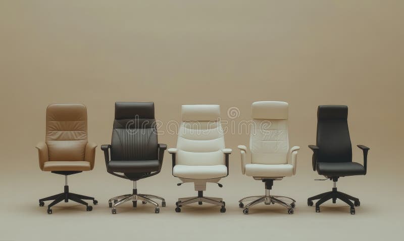 Office Chairs with Empty Seats. Concept of Job Recruitment and Hiring ...