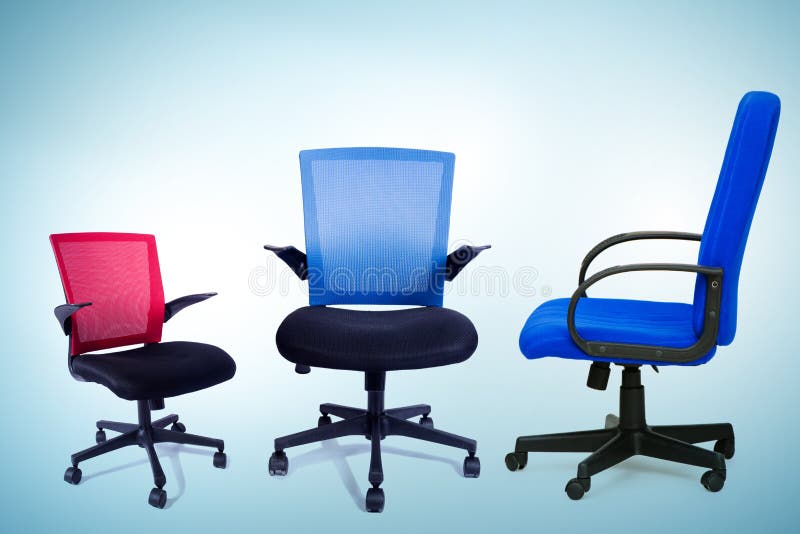 Office Chairs in the Promotion Concept Stock Photo - Image of ...
