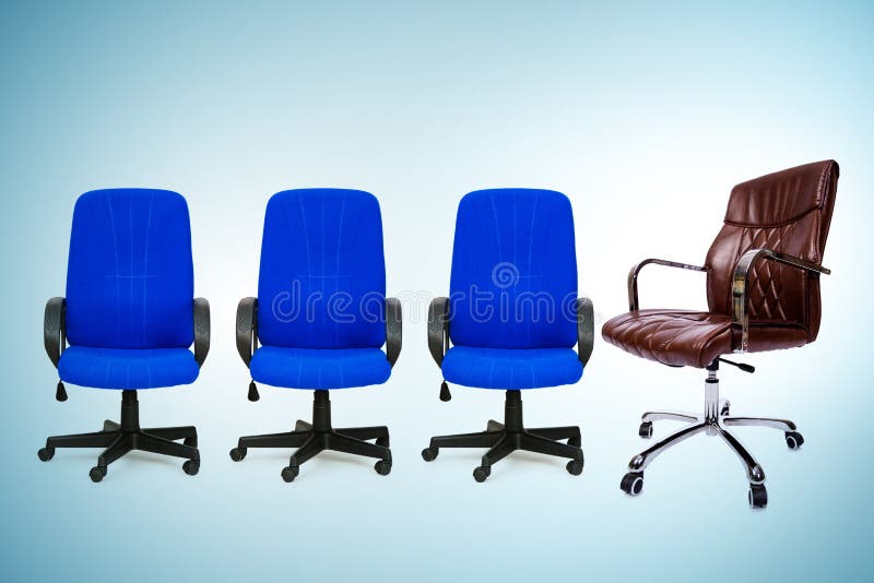 Office Chairs in Promotion Concept Stock Photo - Image of ambitious ...