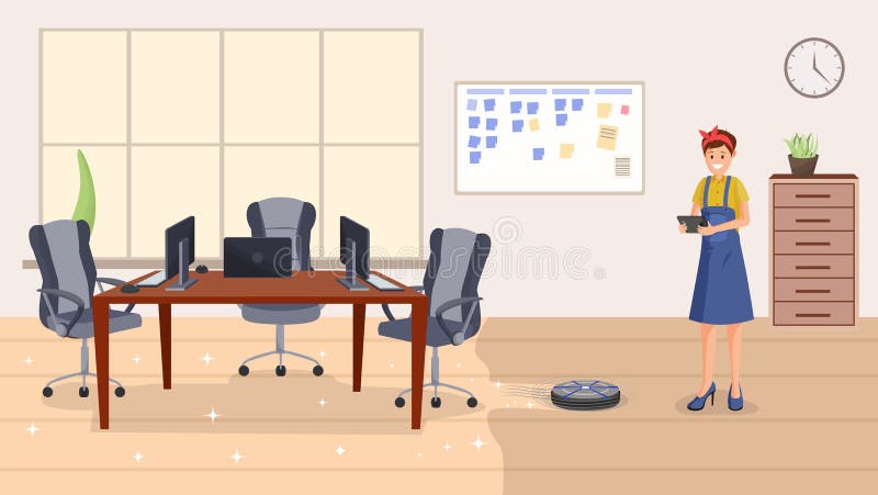 Animated Office Clean