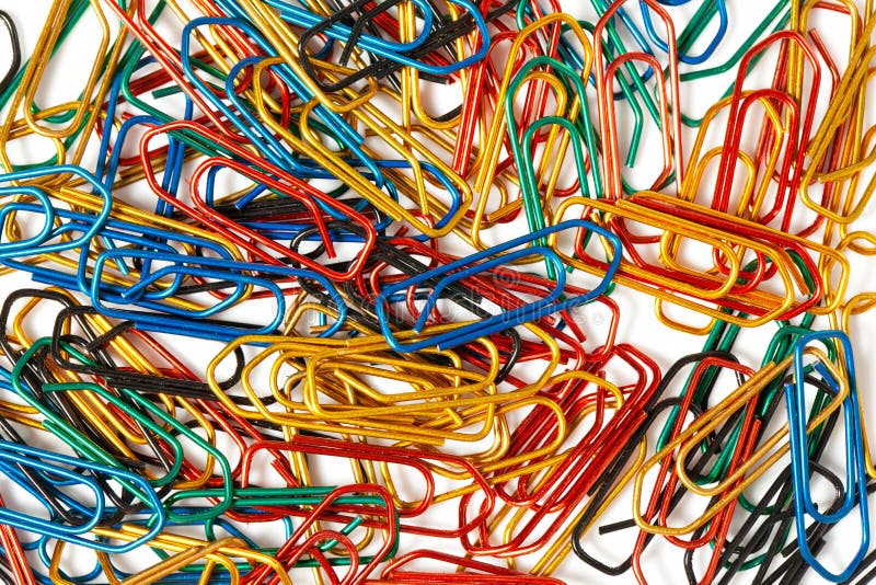 Office clips stock photo. Image of metal, fastener, color - 15467634