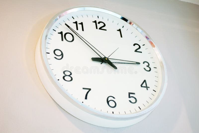 Office clock stock photo. Image of minute, wall, face - 30619776