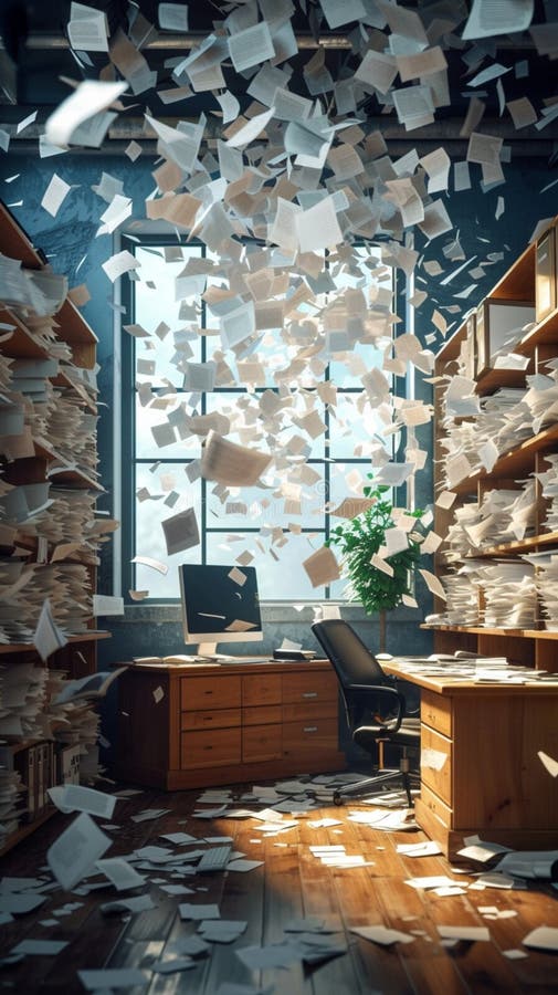 Clutter Documents Stock Illustrations – 1,684 Clutter Documents Stock ...