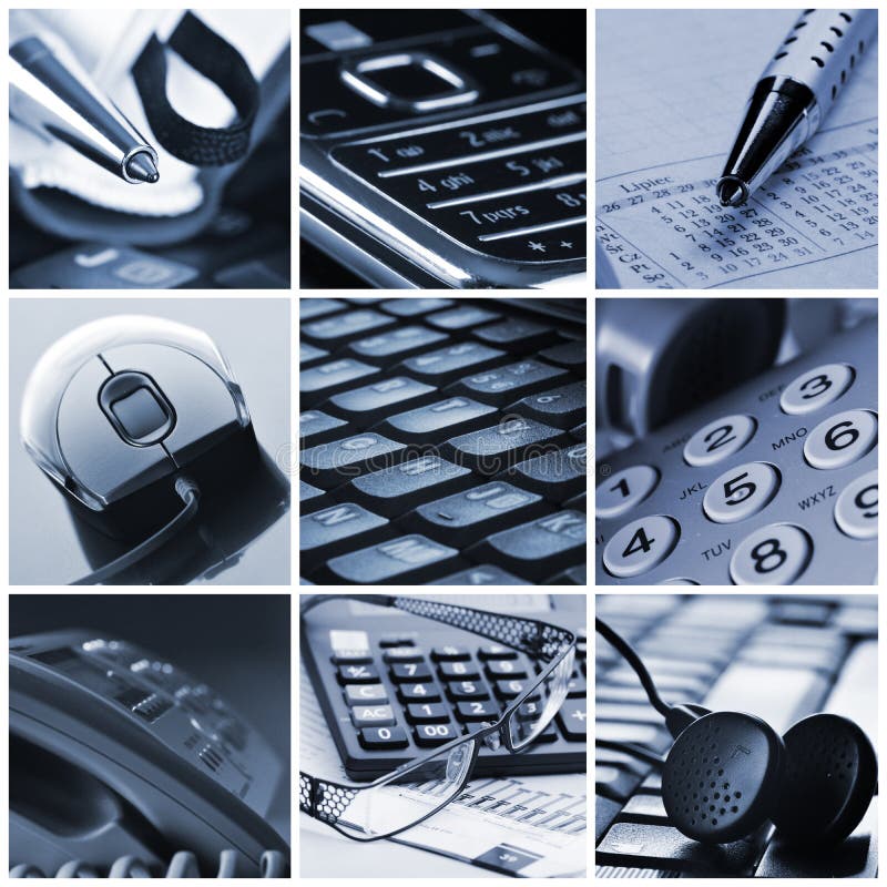 Technology collage stock image. Image of computing, listen - 2620011