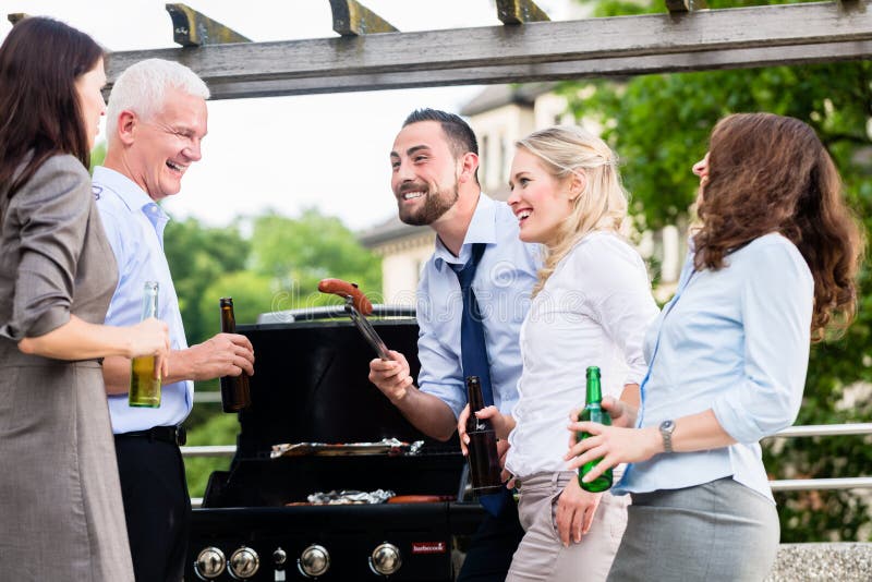Office Colleagues Drinking Beer after Work Stock Photo - Image of ...