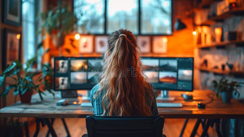 Office Community, the Team Works in Coworking, Teamwork Stock ...