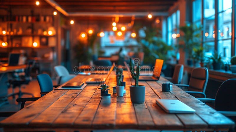 Office Community, the Team Works in Coworking, Teamwork Stock ...