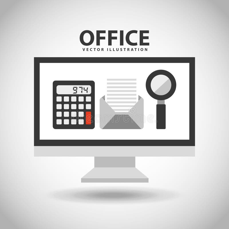Office concept design stock vector. Illustration of digital - 64056921