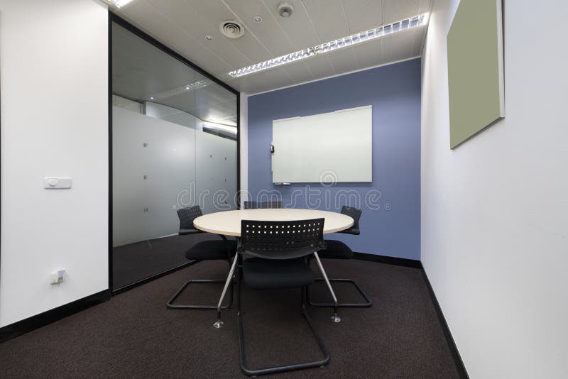 Office for Conferences with Blackboard with Deleble Markers with Round ...