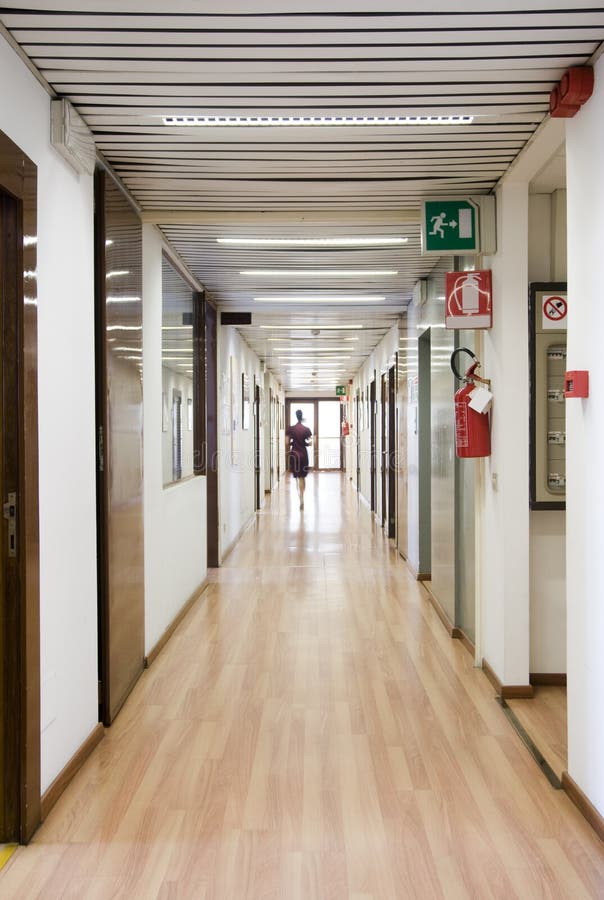Office corridor stock image. Image of business, work - 19977593