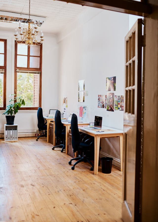 Office, Coworking and Interior Design for Creative Business, Empty and ...