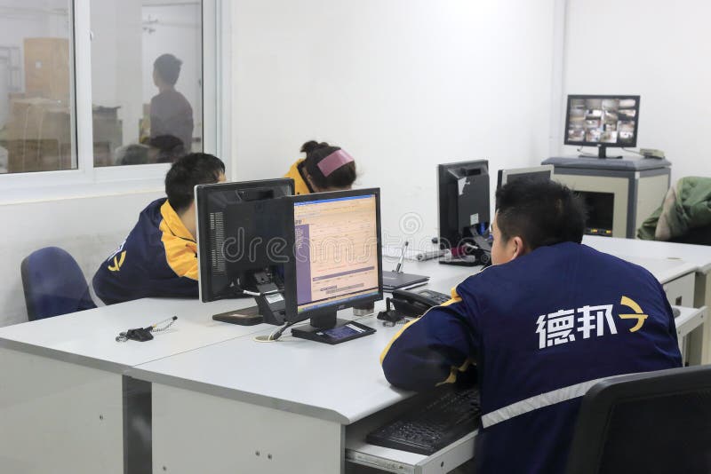 Office of Deppon Express Delivery Editorial Stock Image - Image of ...