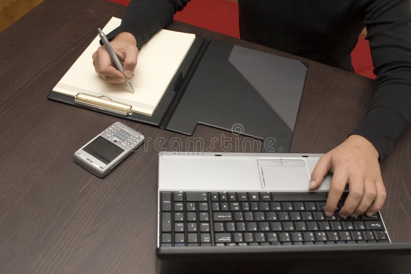 Office Desk stock photo. Image of list, worker, writing - 7403876