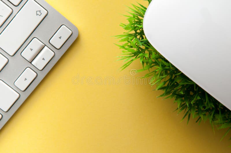 Office Desk Background, Bright and Modern Work Space Desk Top with ...